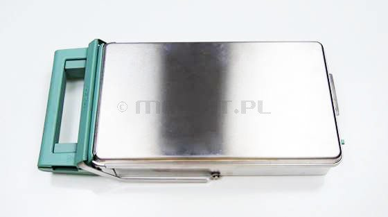 Kaseta sterylizacyjna STATIM 7000 z zieloną rączką, uszczelką i ...